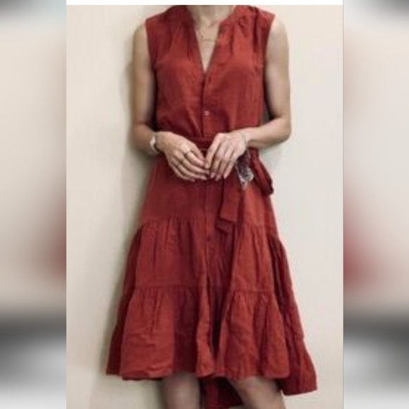 DREW | Dresses | Drew Cotton High Low Midi Dress Size Medium | Poshmark